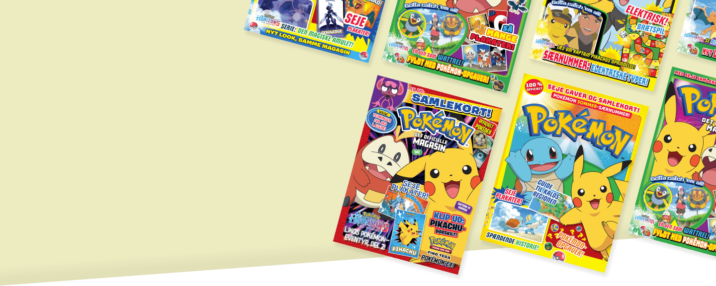 Pokémon som abonnement - gode tilbud på bladet!